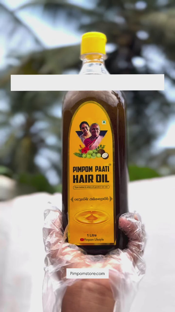 1 Litre Paati hair oil – PIMPOM Ventures